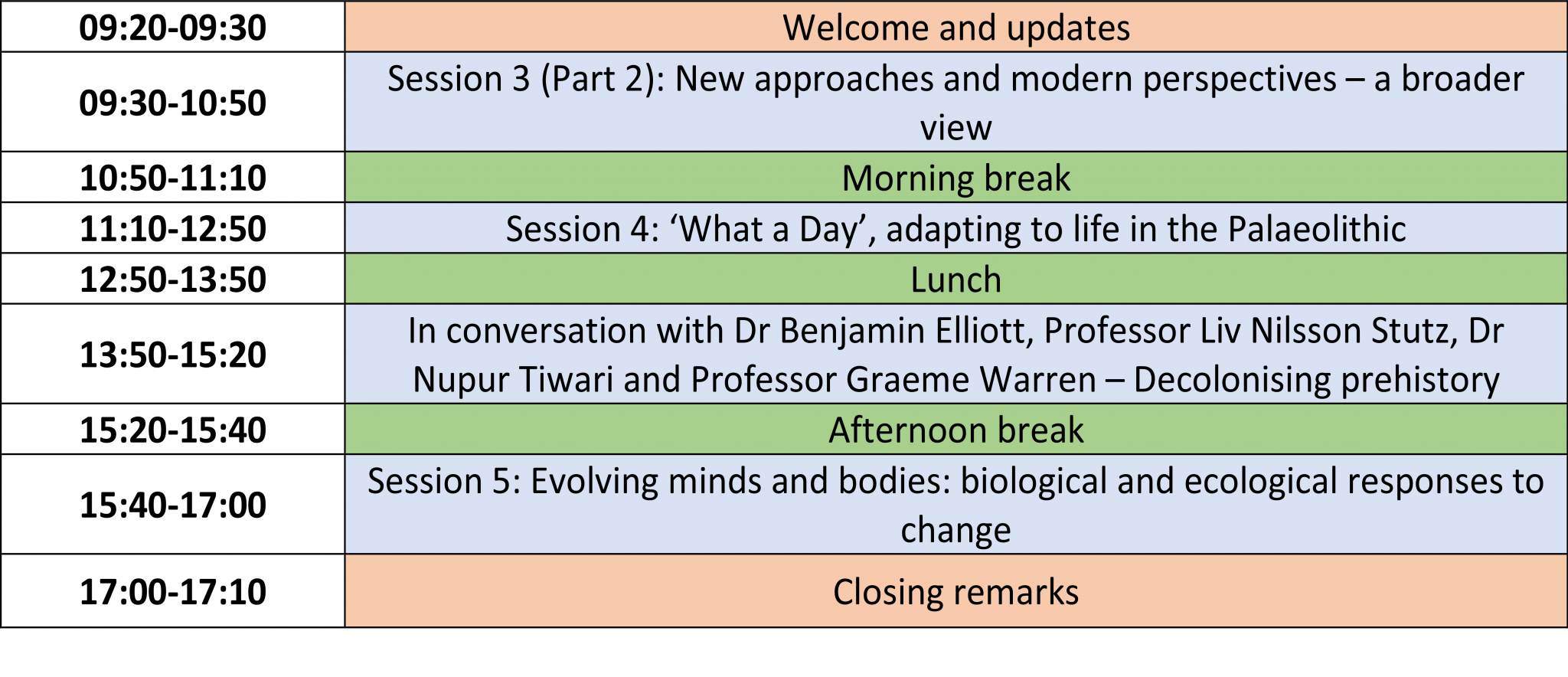 Conference programme – CAHO